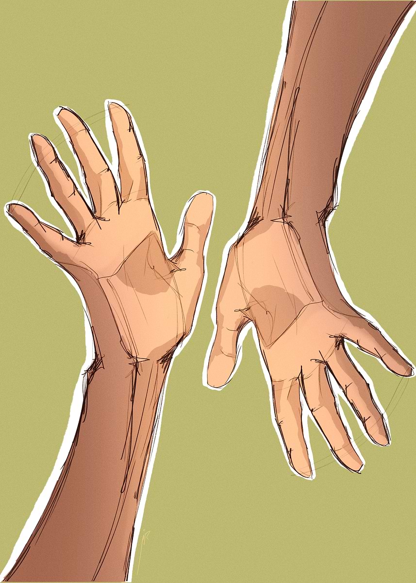 'Hand study sketch' Poster, picture, metal print, paint by jr ibanez ...