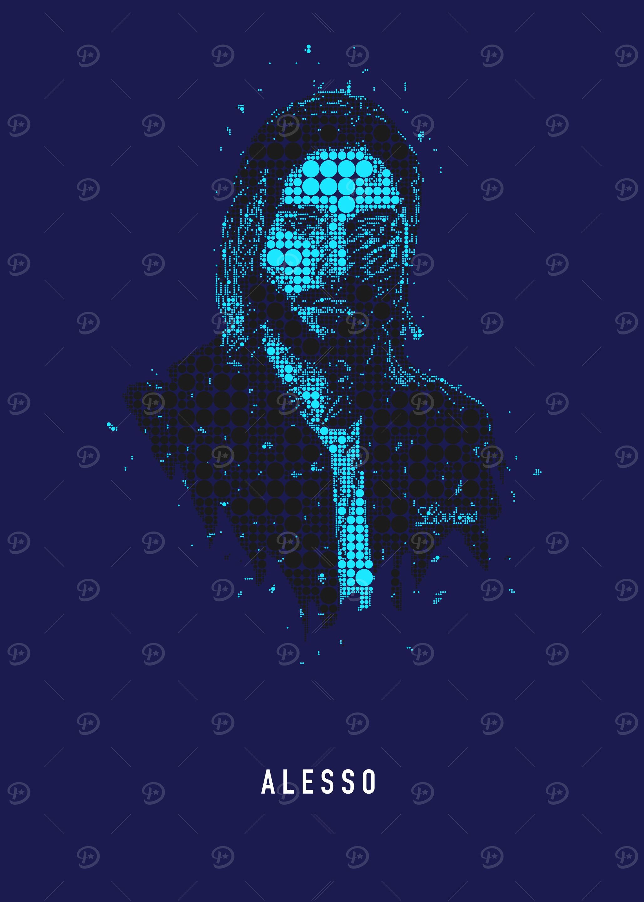 'alesso' Poster, picture, metal print, paint by Bestselling Music ...