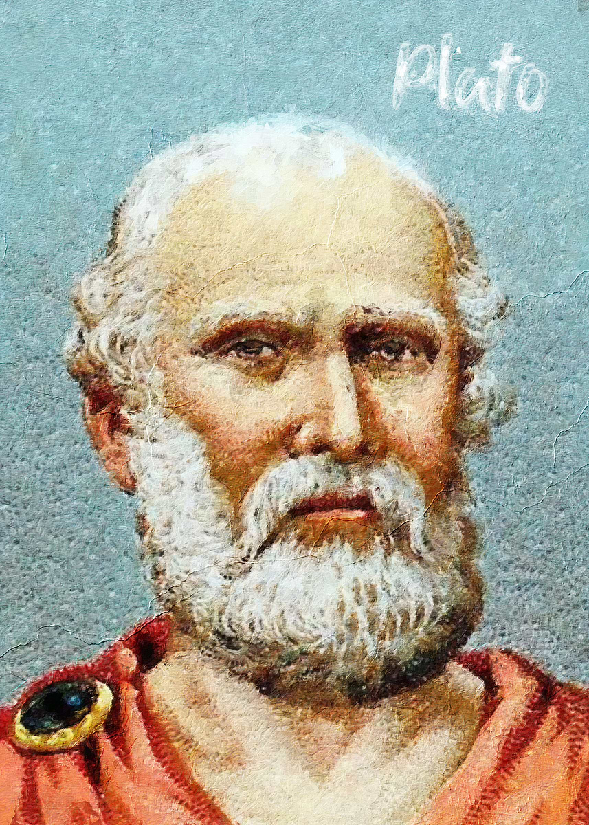 'Plato Paintings' Poster, picture, metal print, paint by Kardus Studio ...