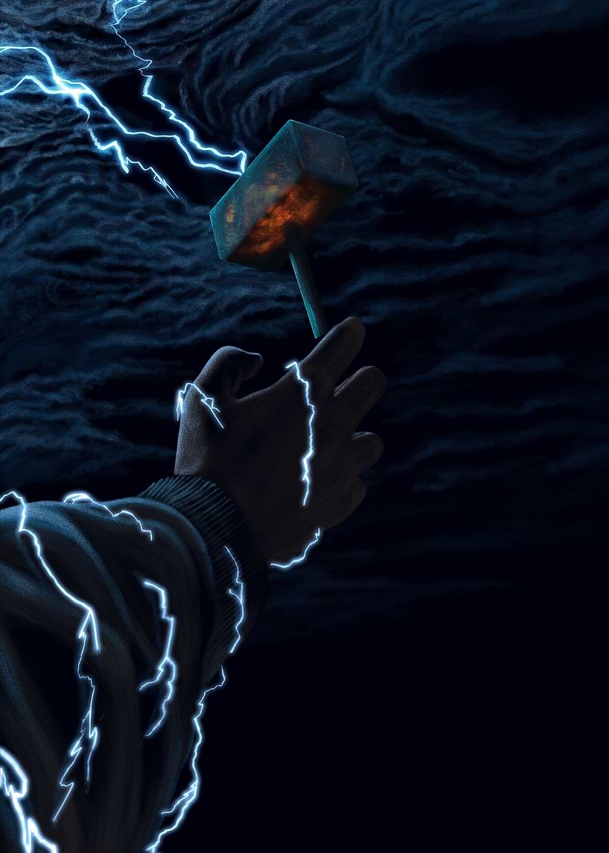 'Ragnarok' Poster, picture, metal print, paint by Broken Beanie | Displate