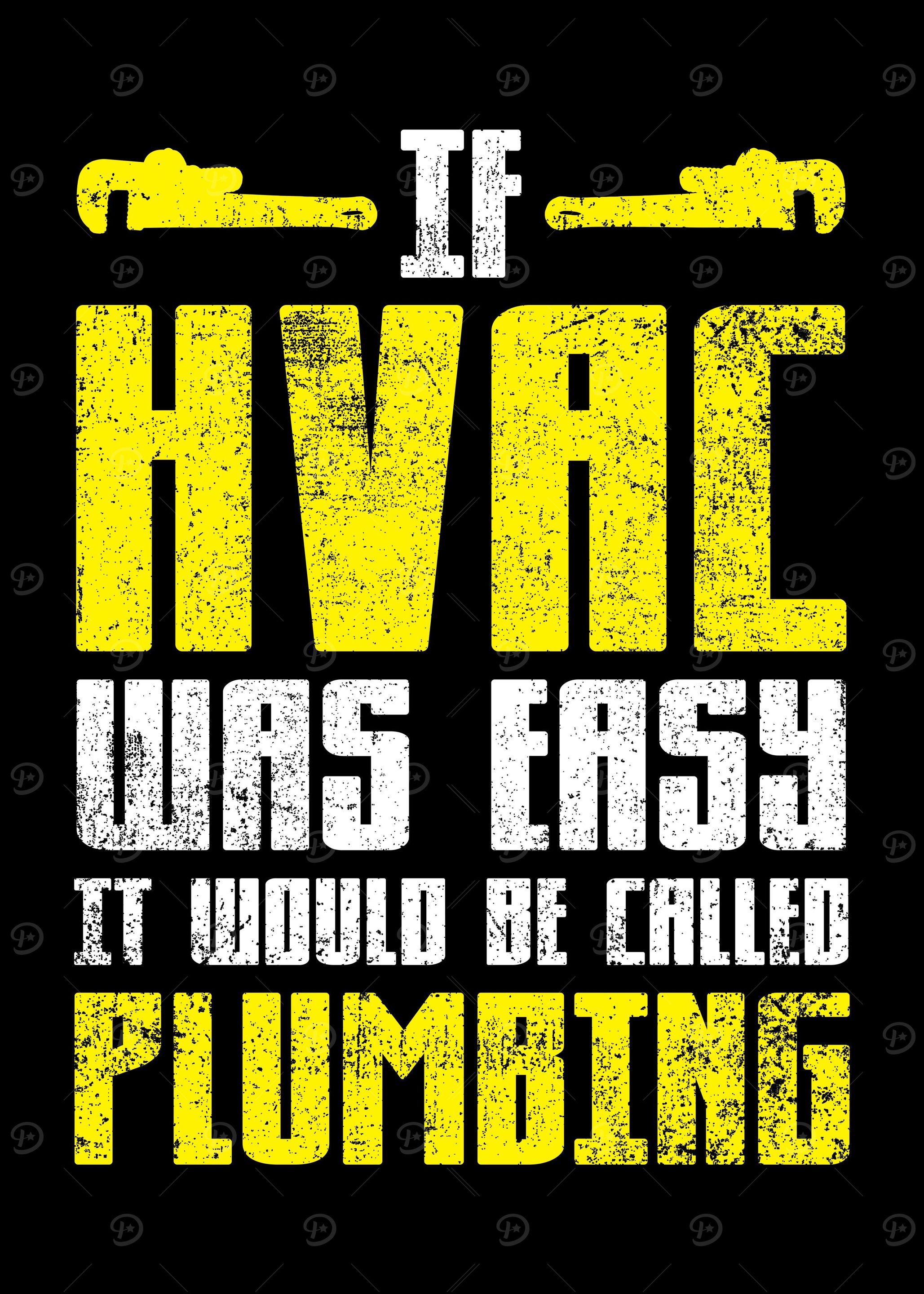 'HVAC Technician Vintage' Poster, picture, metal print, paint by Mealla ...
