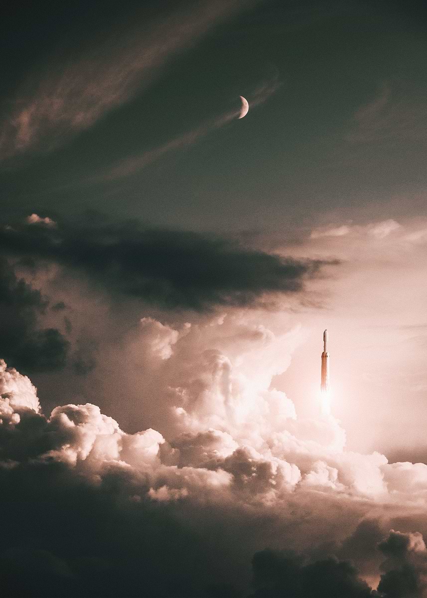 'Nasa space rocket' Poster, picture, metal print, paint by cookaynne ...