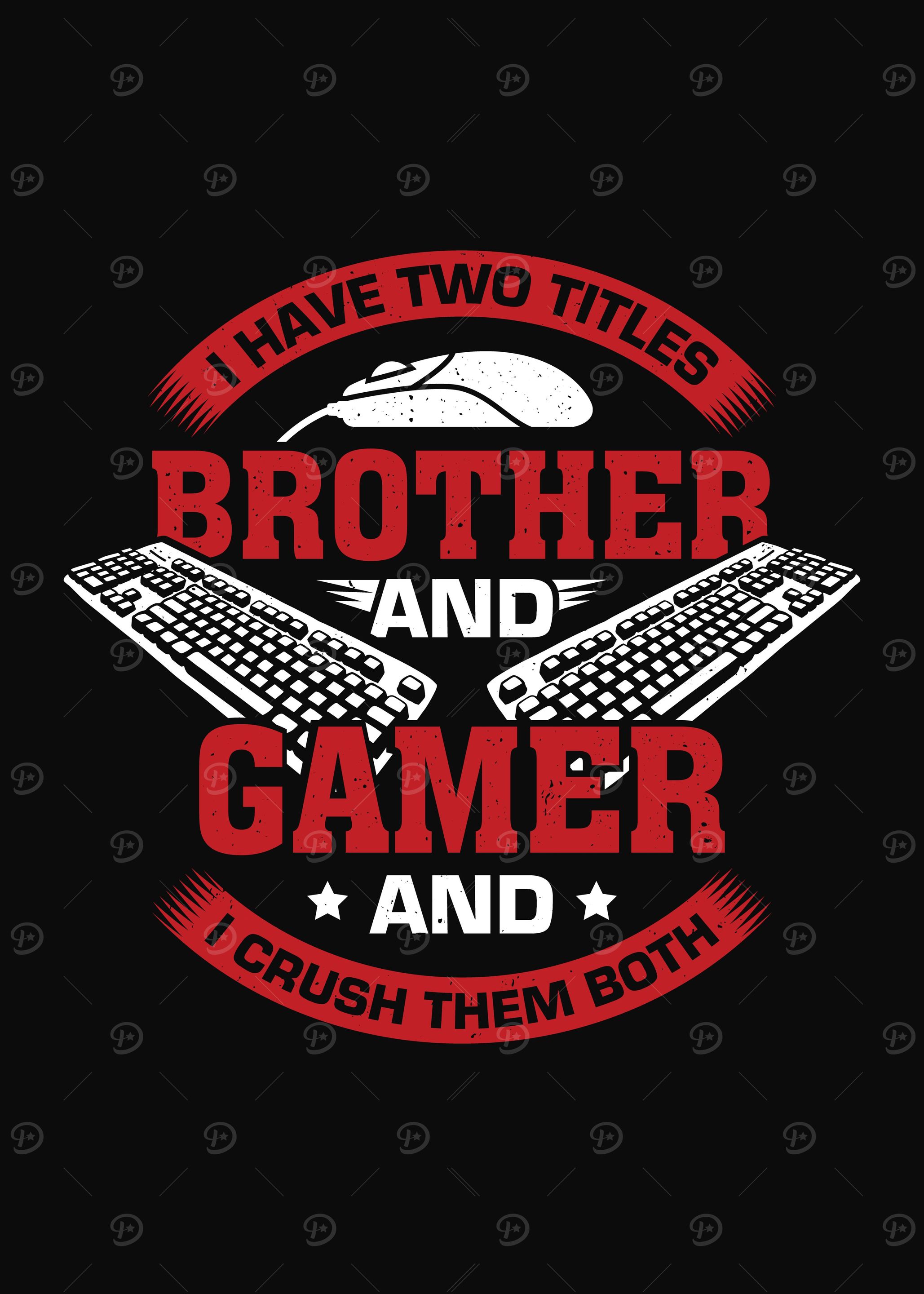 'Brother And Gamer ' Poster, picture, metal print, paint by Marcel Doll ...