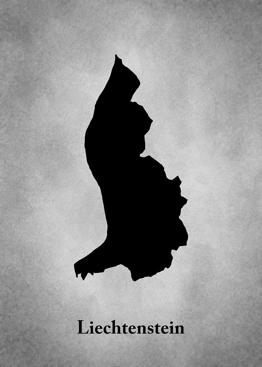 'Liechtenstein' Poster, picture, metal print, paint by B & W Arts ...