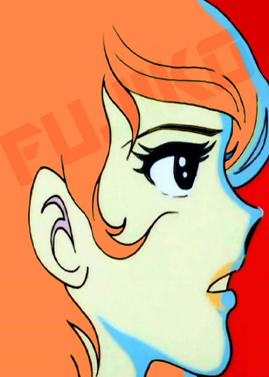 'Fujiko' Poster, picture, metal print, paint by KyomaArt | Displate