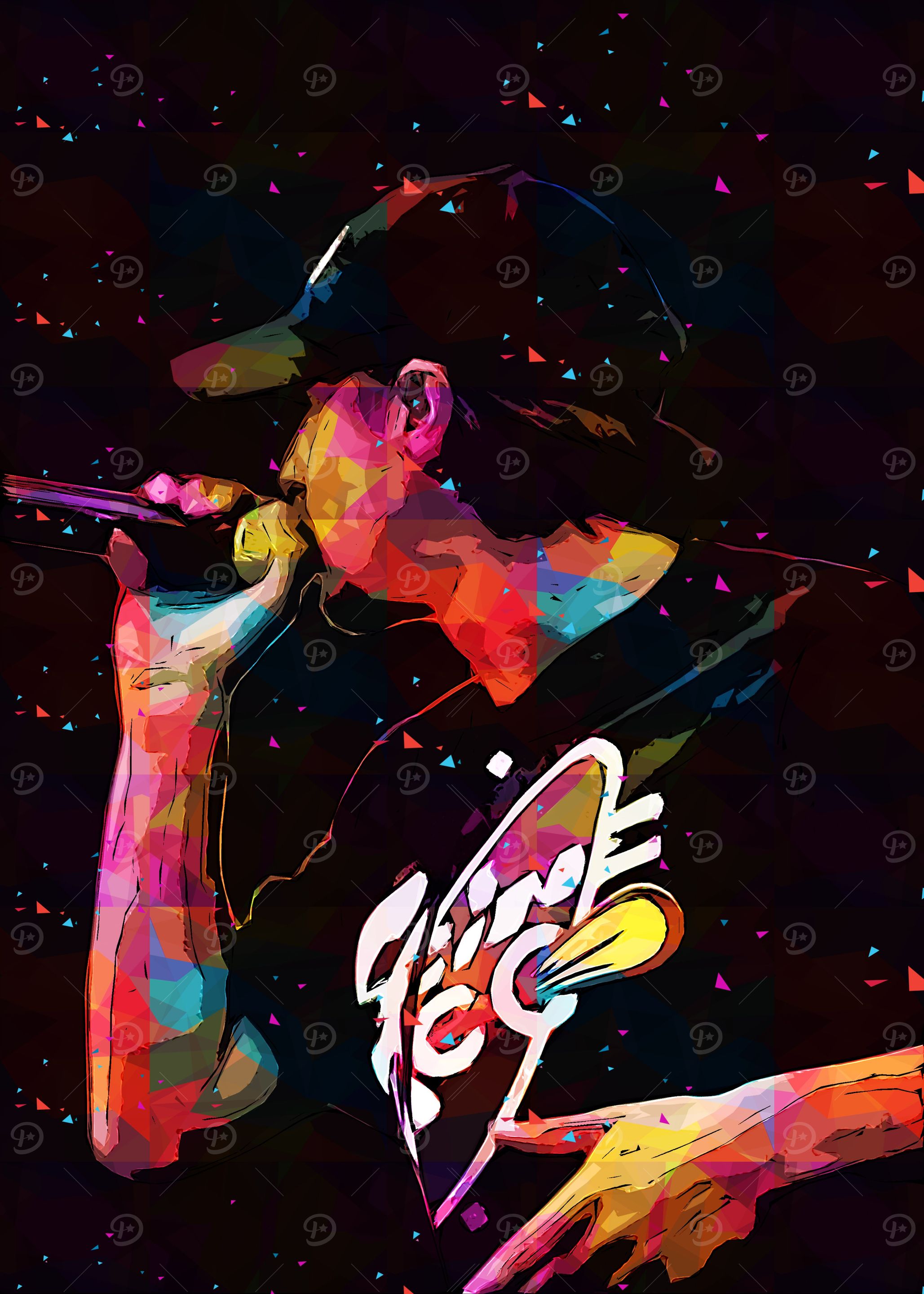 'NEKFEU' Poster, picture, metal print, paint by Daisuke Miftah | Displate