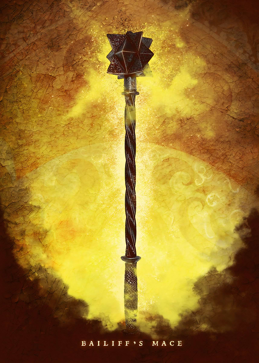 'Baliffs Mace' Poster, picture, metal print, paint by CharlesHaydenHCTZ ...