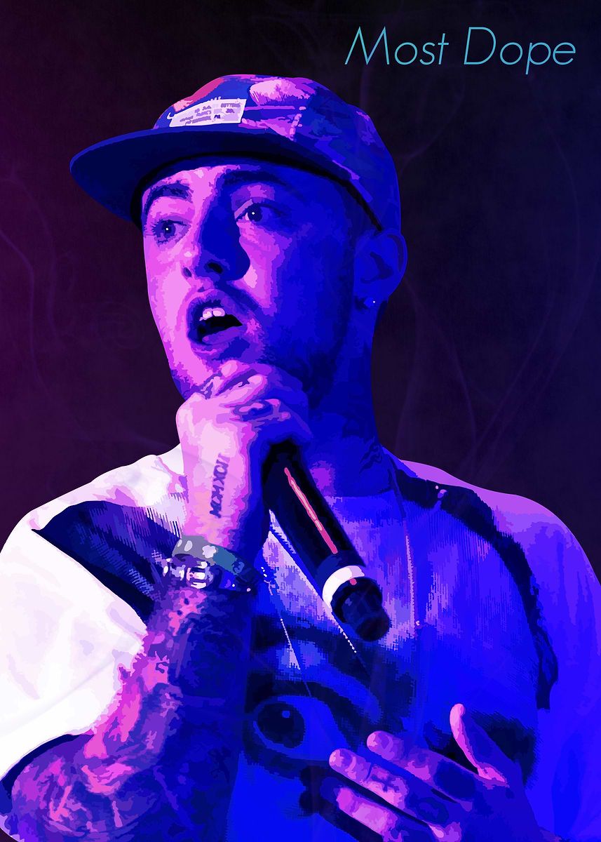 'Most Dope Music Artist' Poster, picture, metal print, paint by ...