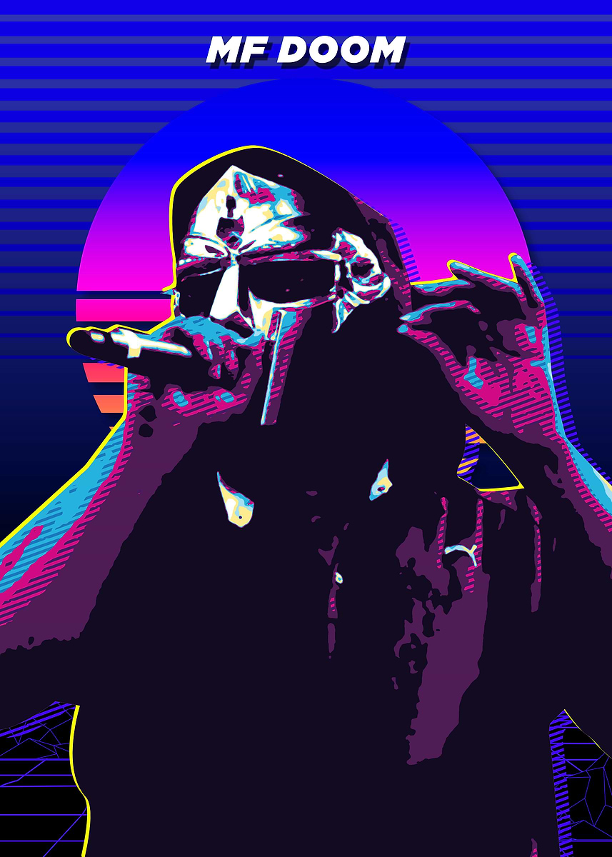 'mf doom' Poster, picture, metal print, paint by Top Collection Metalic ...