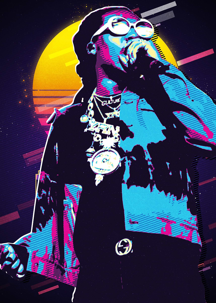'Offset ' Poster, picture, metal print, paint by San Creative | Displate