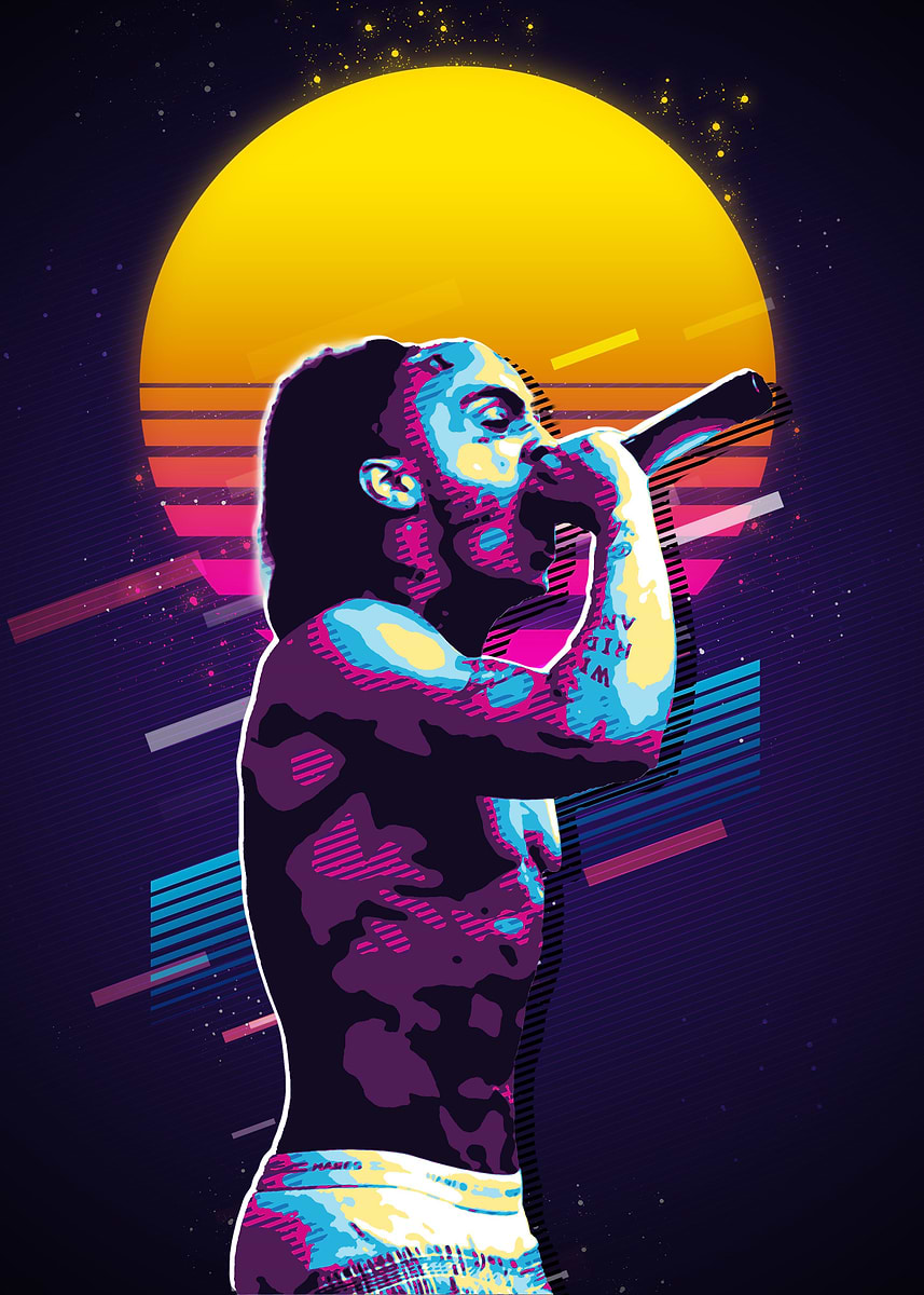 'rapper' Poster, picture, metal print, paint by Trending Music Retro ...