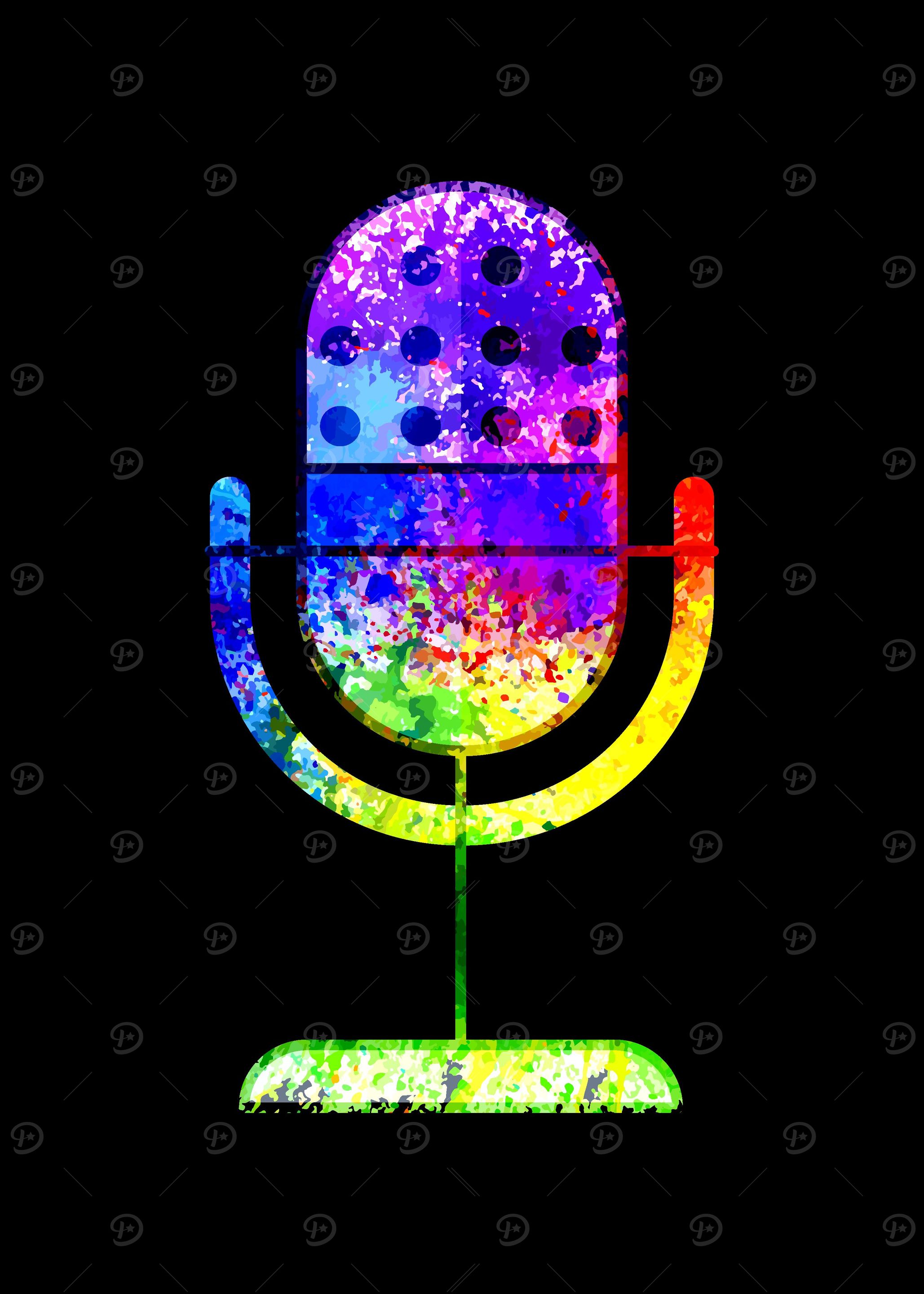 'Musical Instrument' Poster, picture, metal print, paint by Musical ...