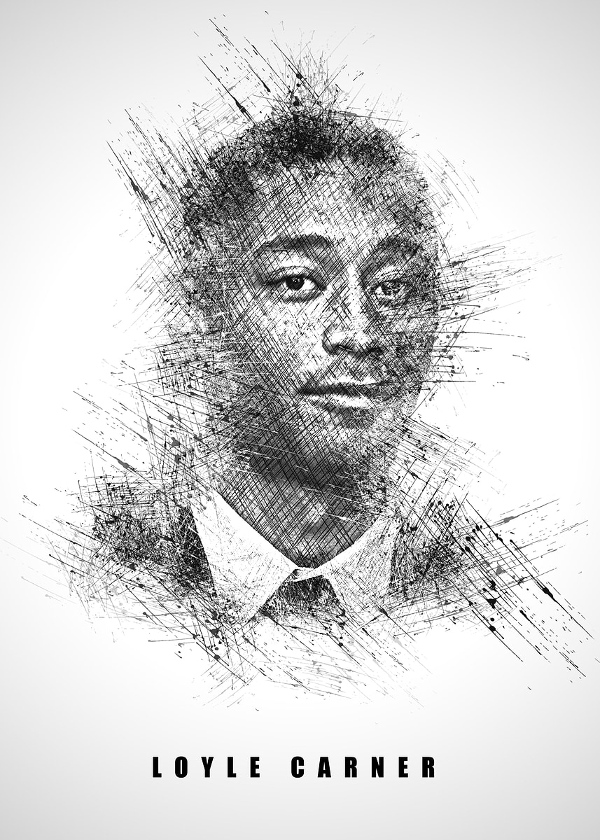 'Loyle Carner' Poster, picture, metal print, paint by Clay Williams ...