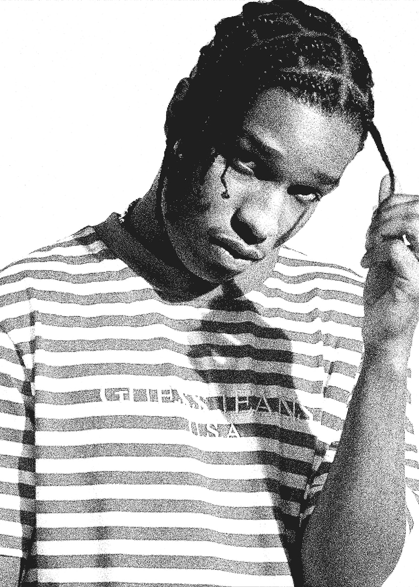 'ASAP Rocky' Poster, picture, metal print, paint by Mari | Displate