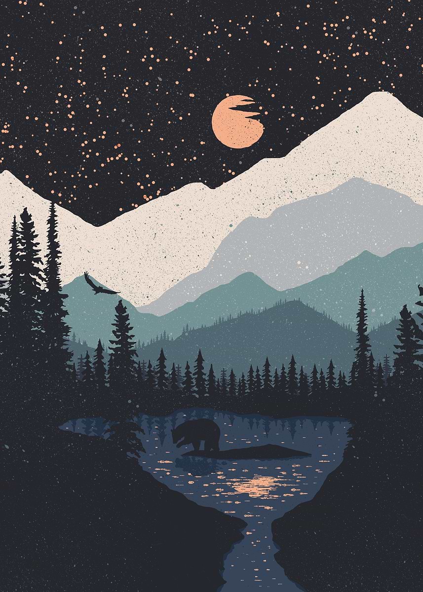 'Go Wild' Poster, picture, metal print, paint by Forestpunks Store ...