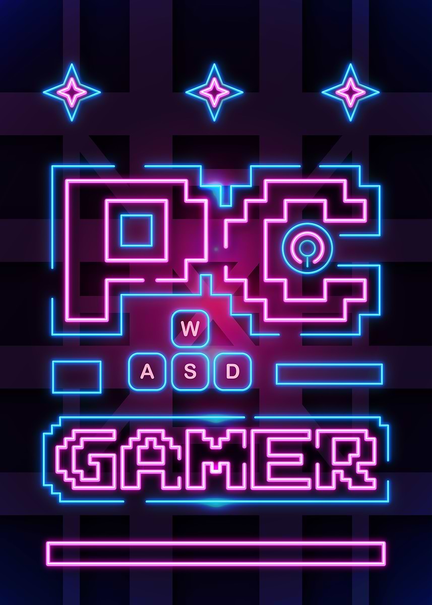 'PC Gamer Poster' Poster, picture, metal print, paint by vector heroes ...