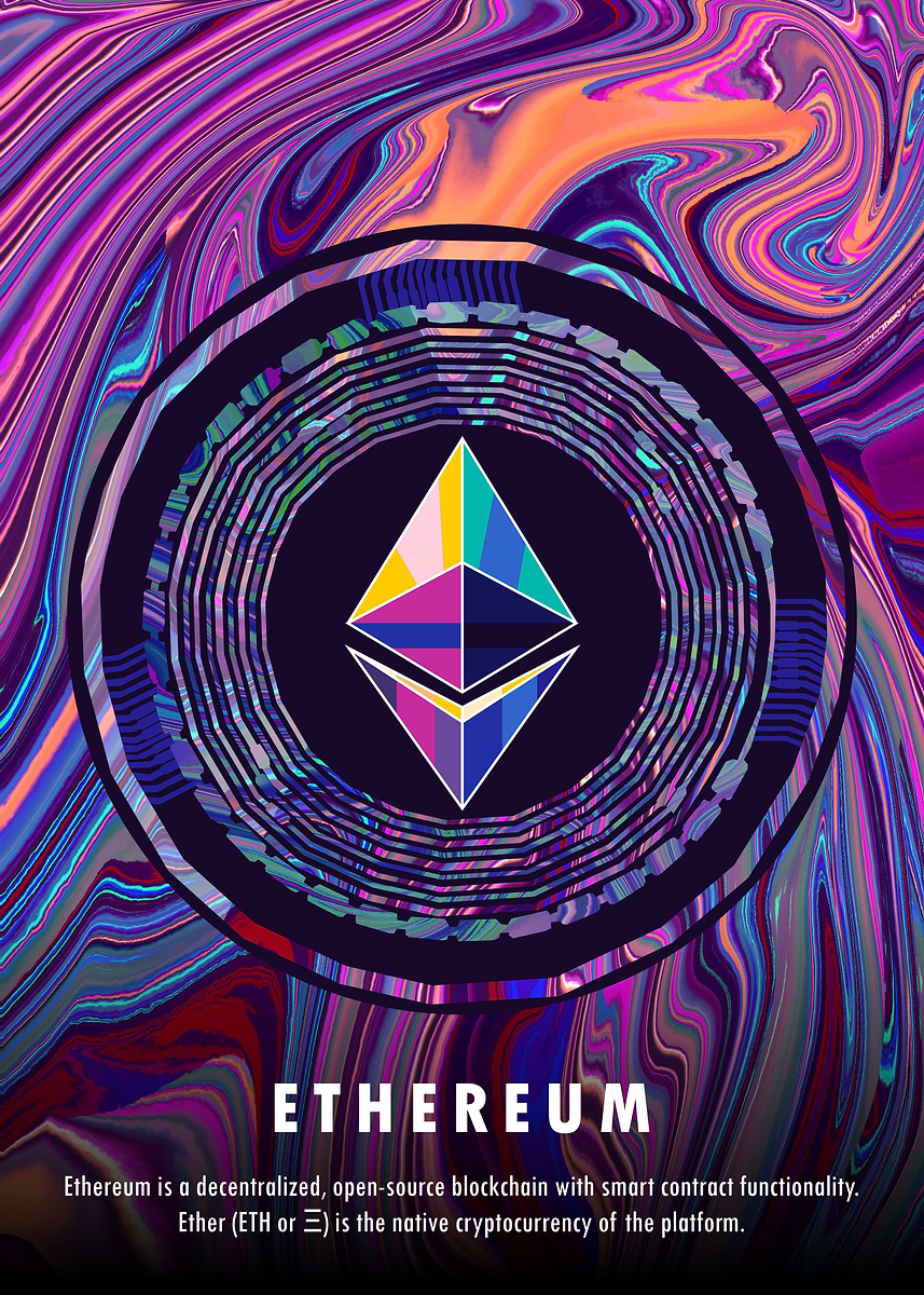 'ETH Pop Art' Poster, picture, metal print, paint by Shichiro Ken ...