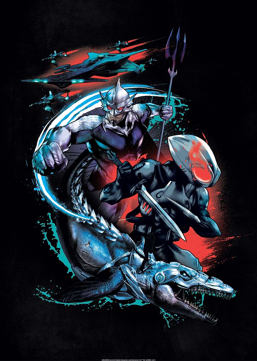 'Fight' Poster, picture, metal print, paint by DC Comics | Displate