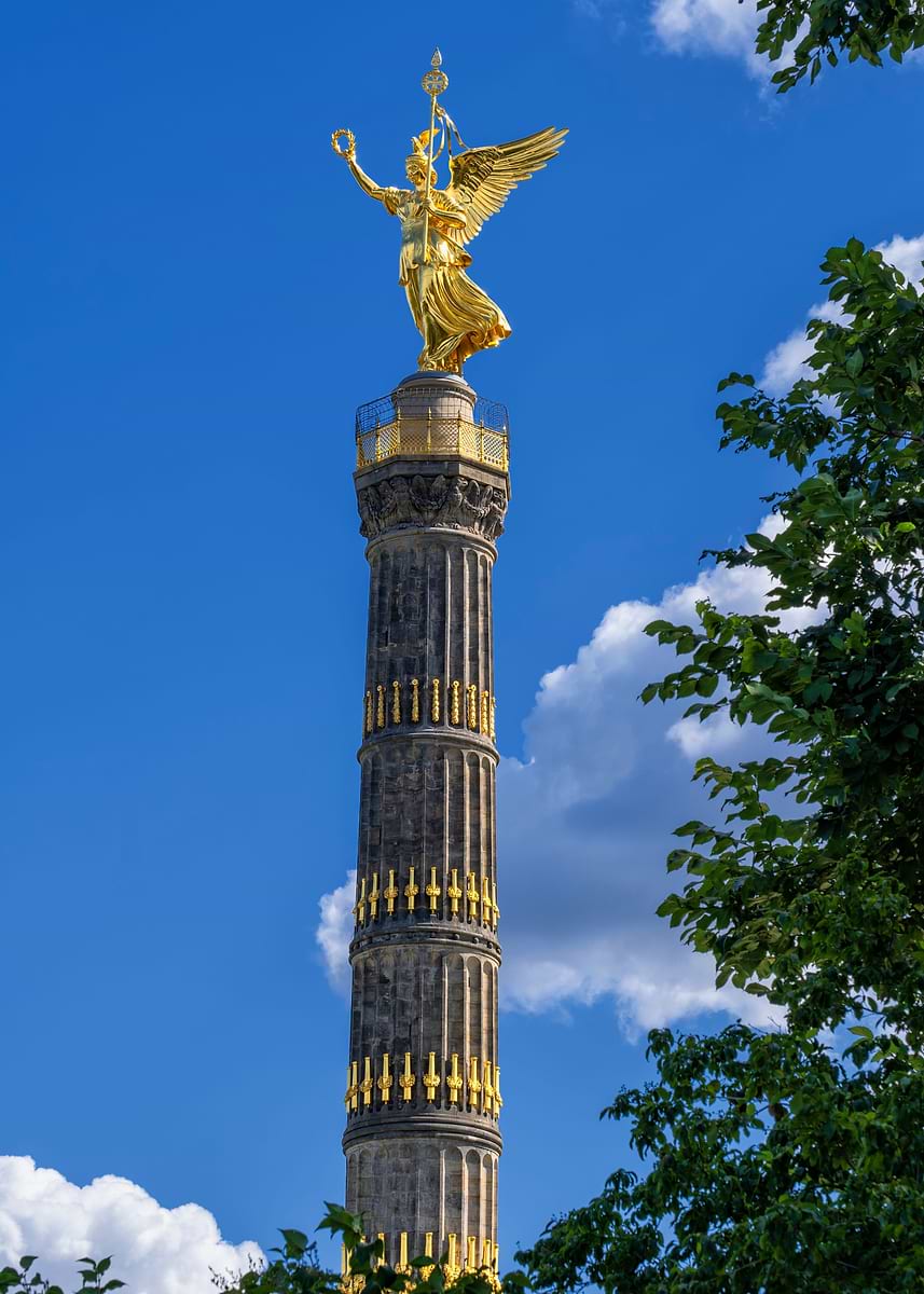 'Victory Column In Berlin' Poster, picture, metal print, paint by ...