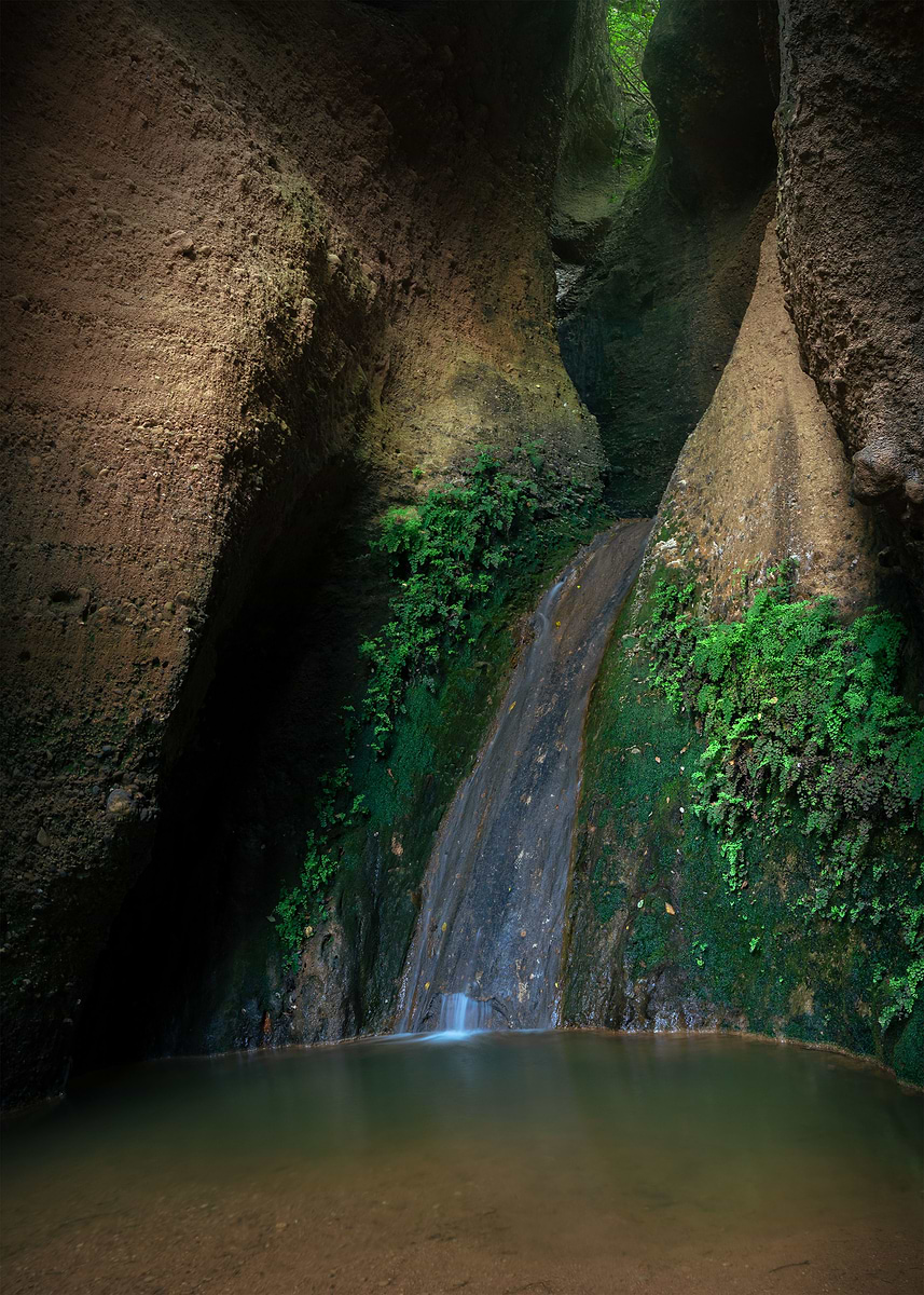 'The Green Waterfall Two' Poster, picture, metal print, paint by Xemek ...