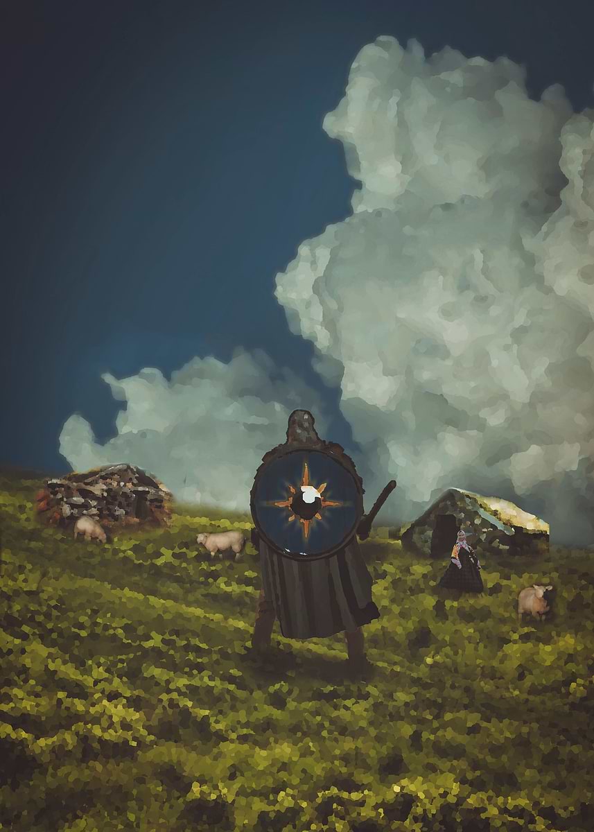 'Homeland' Poster, picture, metal print, paint by AndrejZT | Displate