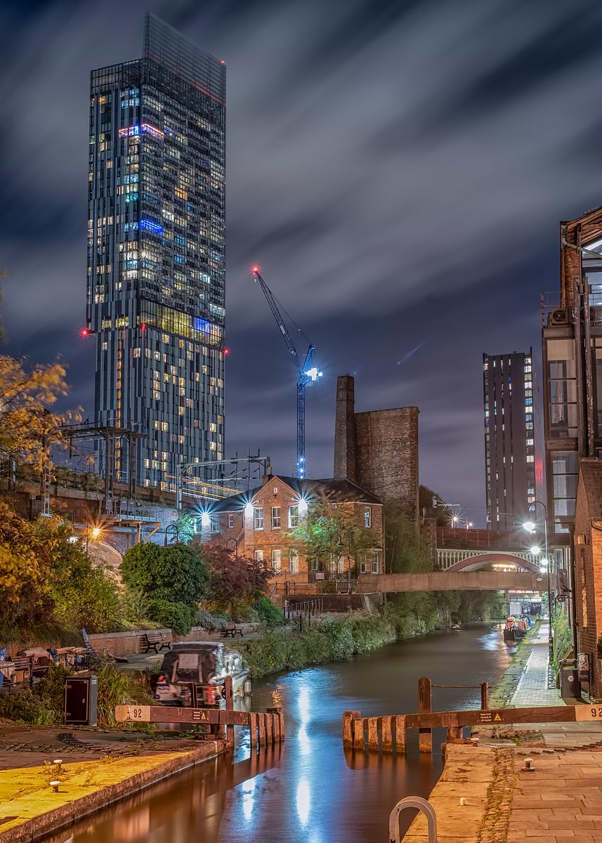 'Manchester Castlefield ' Poster, picture, metal print, paint by Darryl ...
