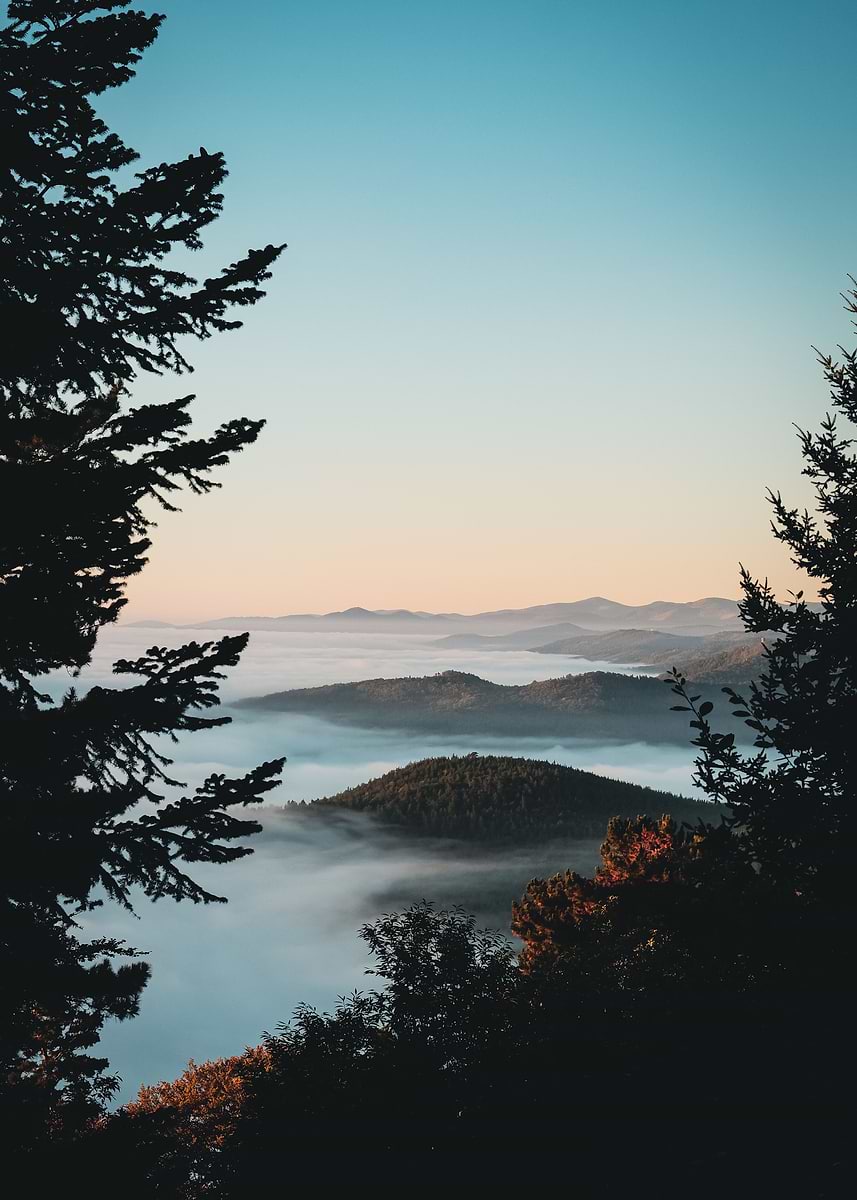 'morning sky' Poster, picture, metal print, paint by Tristan Koch ...