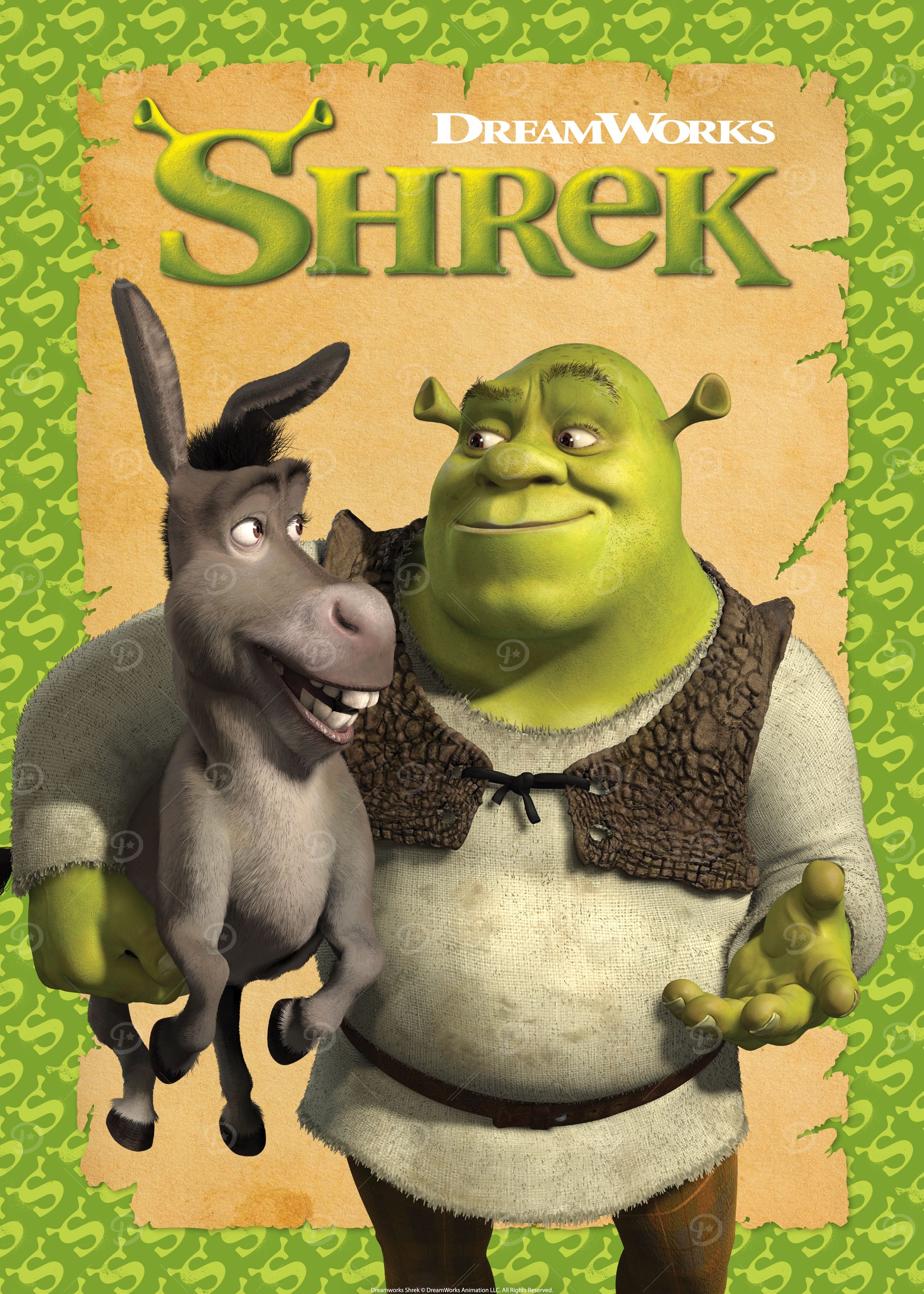 'The Duo Poster' Poster, picture, metal print, paint by Shrek | Displate