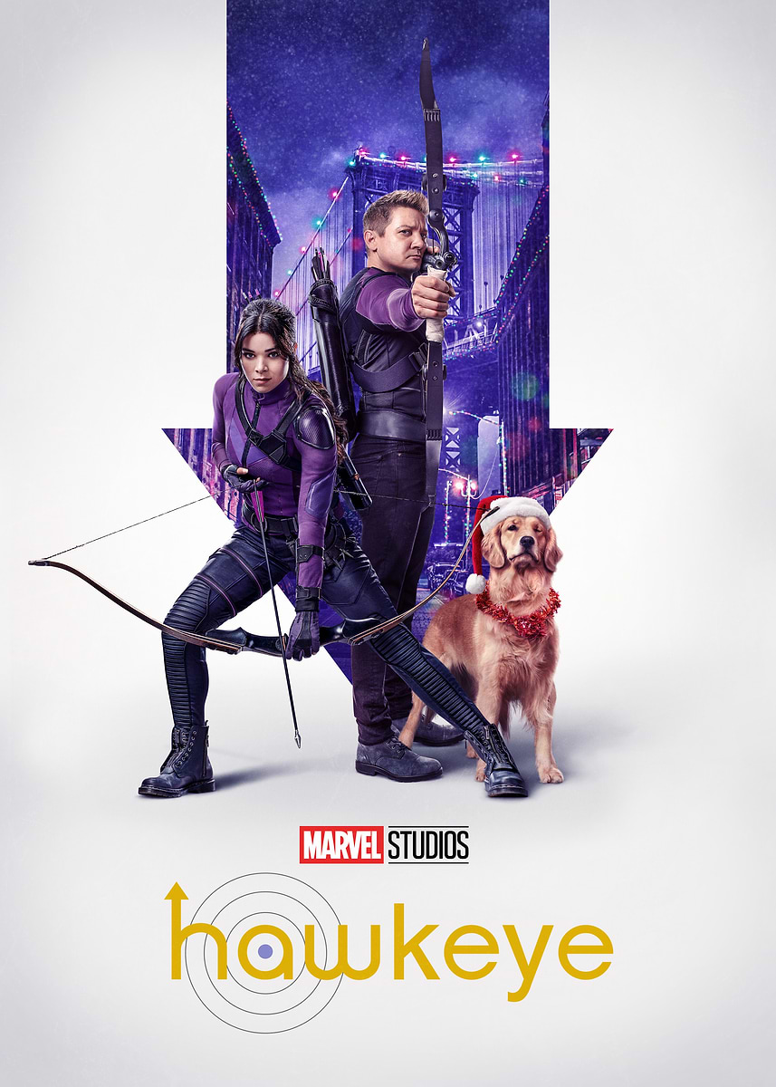 'Hawkeye poster' Poster, picture, metal print, paint by Marvel | Displate