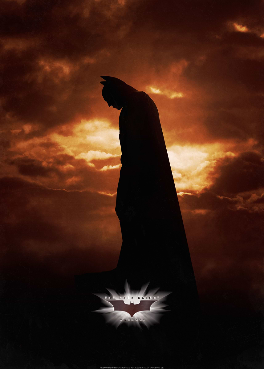 'Batman Begins Movie Art 1' Poster, picture, metal print, paint by DC ...