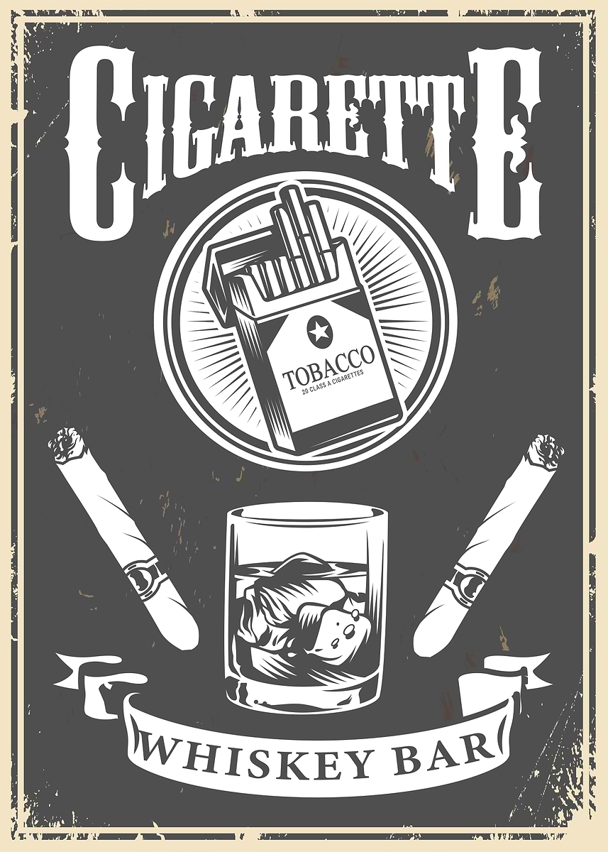 'bar decorative' Poster, picture, metal print, paint by Karin Studio ...