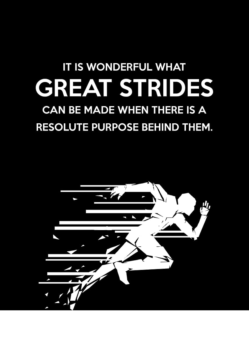 'Great Strides WC' Poster, picture, metal print, paint by ABConcepts ...