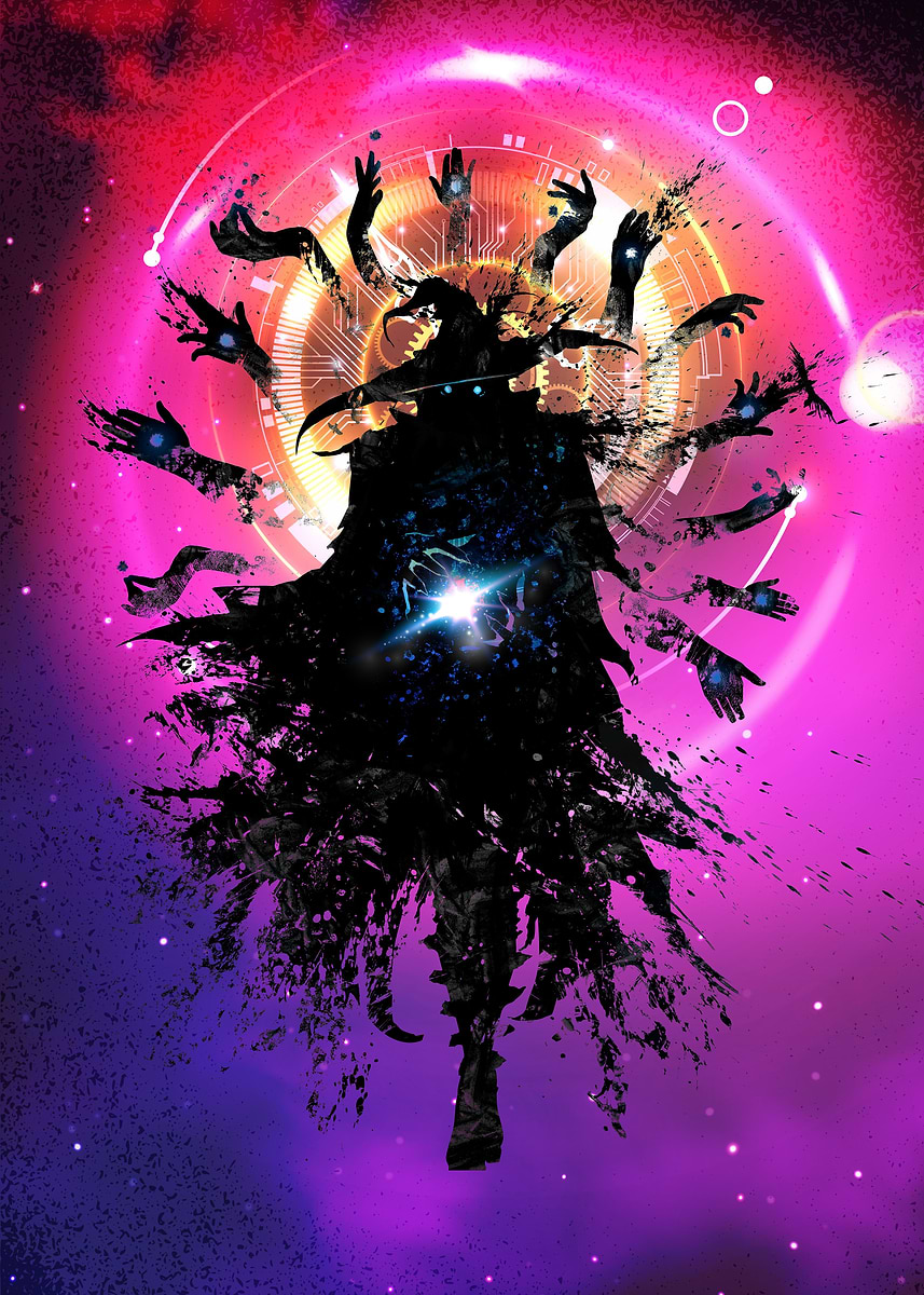 'Wizard of time' Poster, picture, metal print, paint by Stefan Merz ...