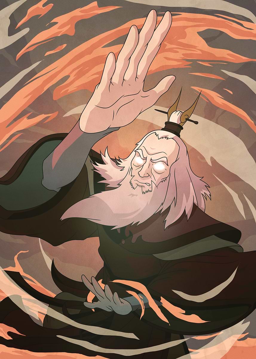 'Roku Elements' Poster, picture, metal print, paint by Avatar: The Last ...