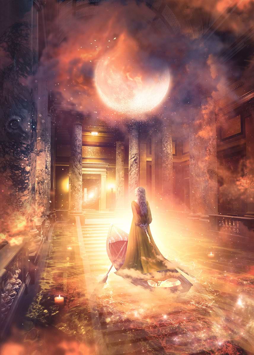 'STARLIGHT' Poster, picture, metal print, paint by Aron Visuals | Displate