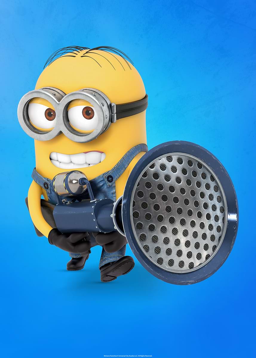 'Dave with Fart Gun' Poster, picture, metal print, paint by Minions ...