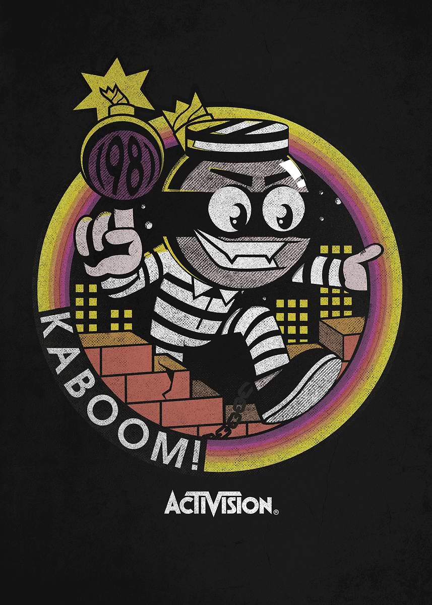 'Kaboom' Poster, picture, metal print, paint by Activision Classic ...