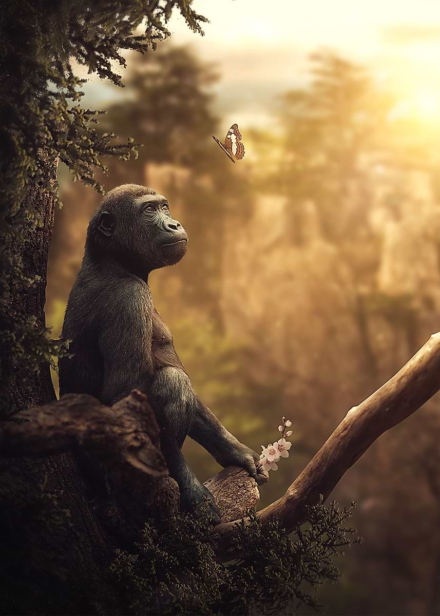 'Befriend' Poster, picture, metal print, paint by Five Senses Art ...