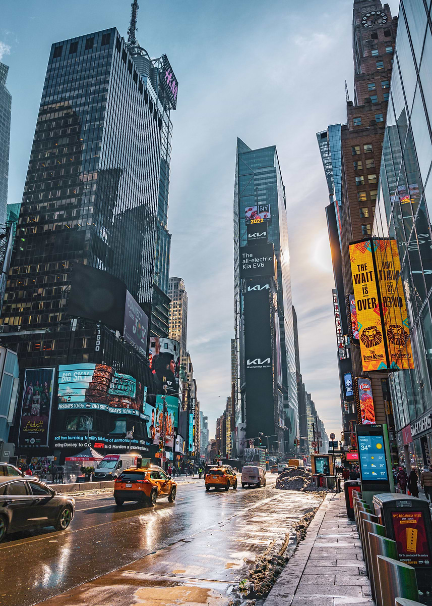 'Times Square New York City' Poster, picture, metal print, paint by ...