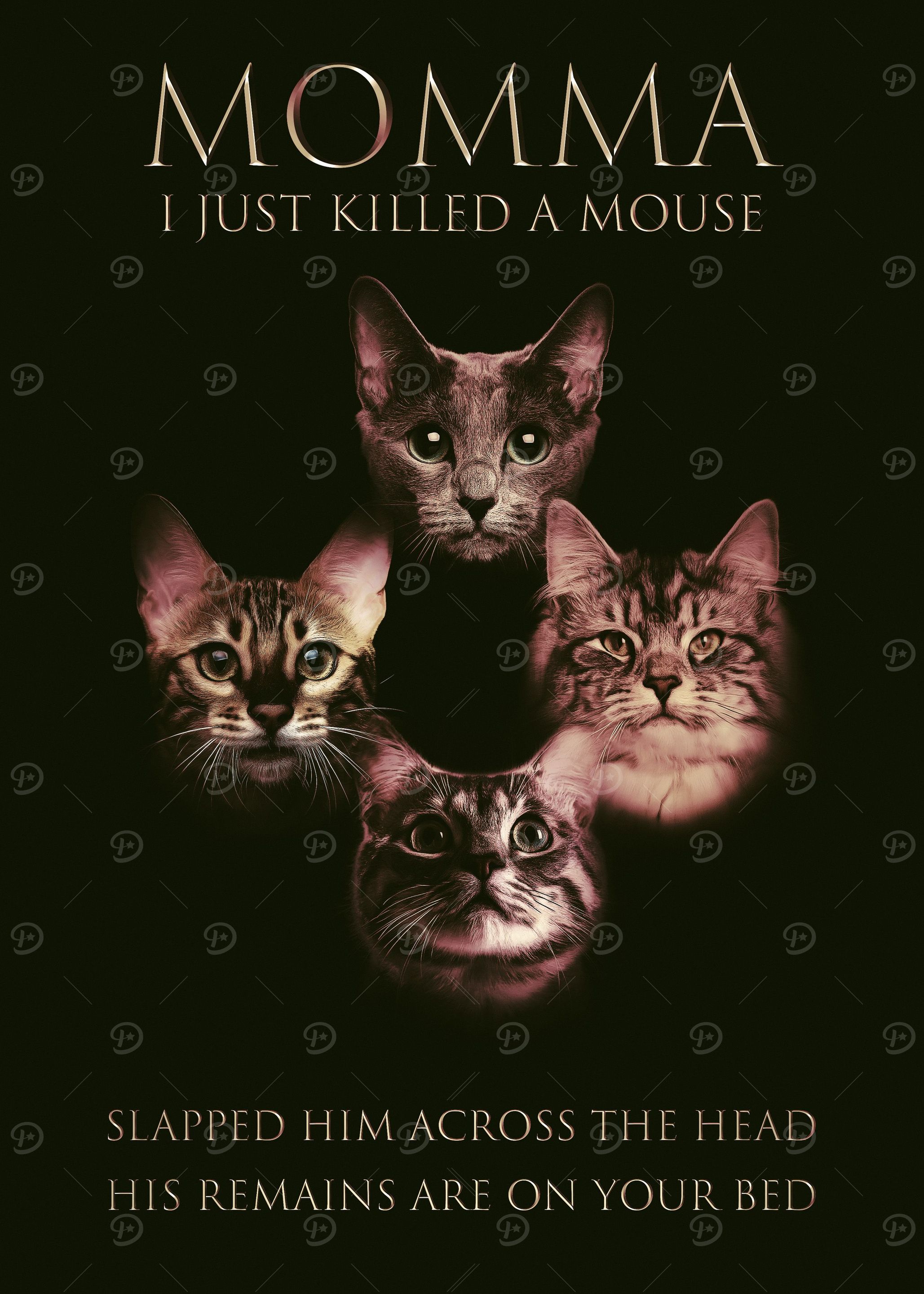 'Feline Rhapsody' Poster, picture, metal print, paint by Bruno Macedo ...