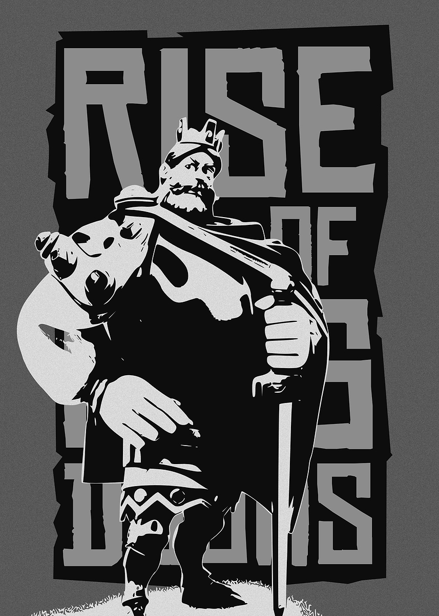 'ROK Frederick I' Poster, picture, metal print, paint by vectorhelowpal ...