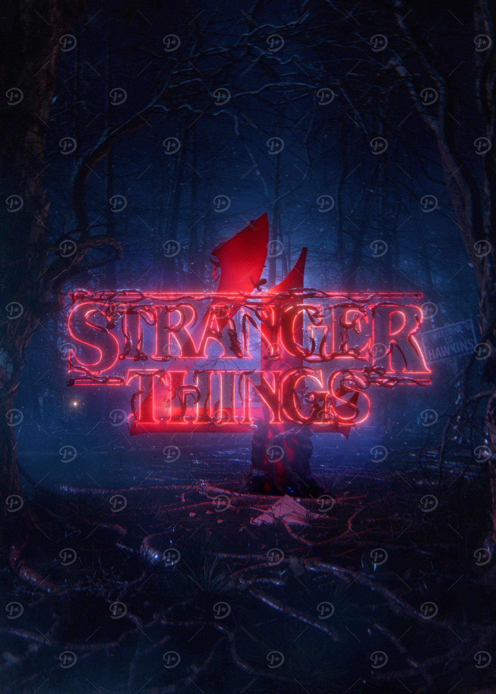 'Neon Logo' Poster, picture, metal print, paint by Stranger Things ...