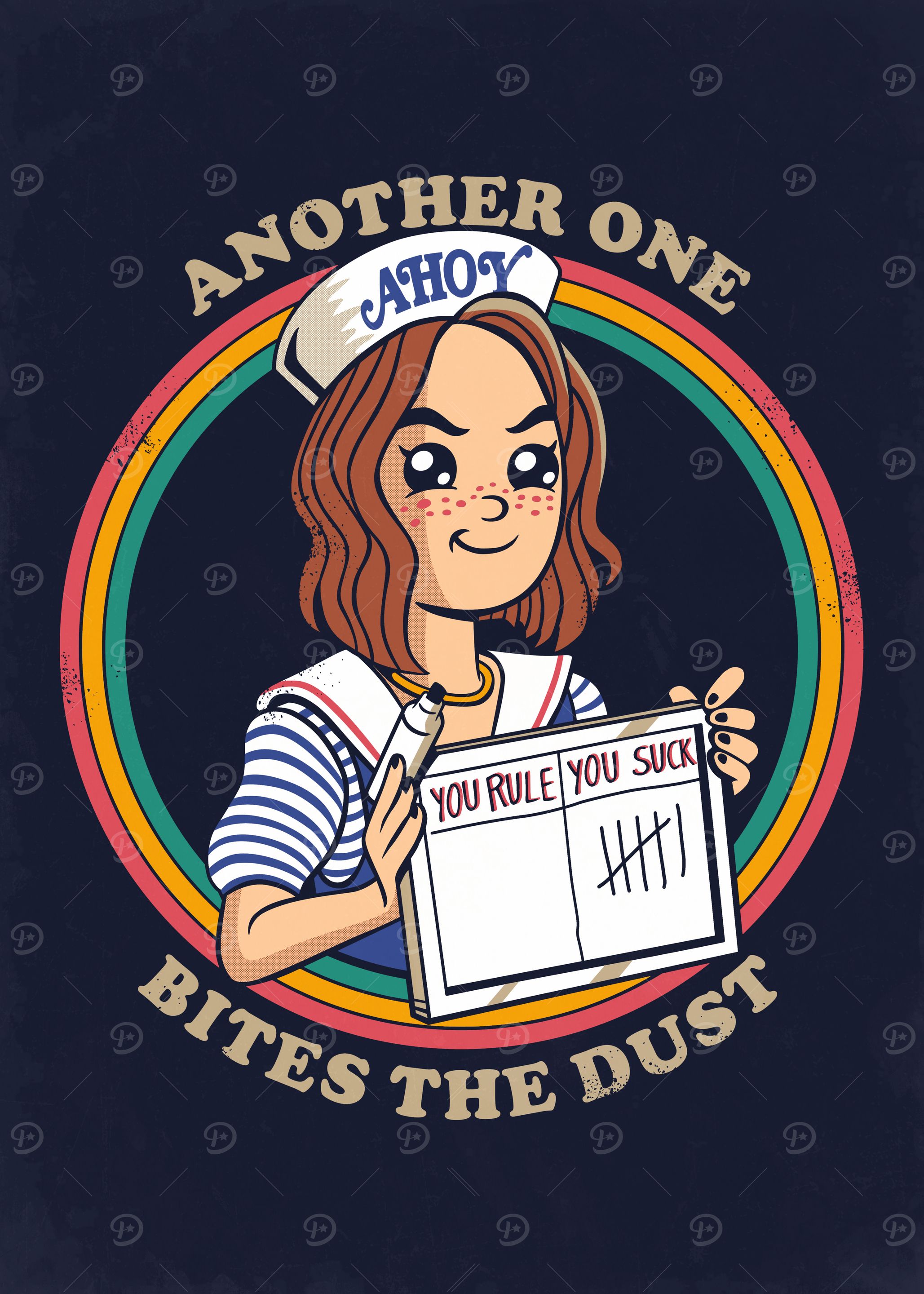 'Another One Bites The Dust' Poster, picture, metal print, paint by ...