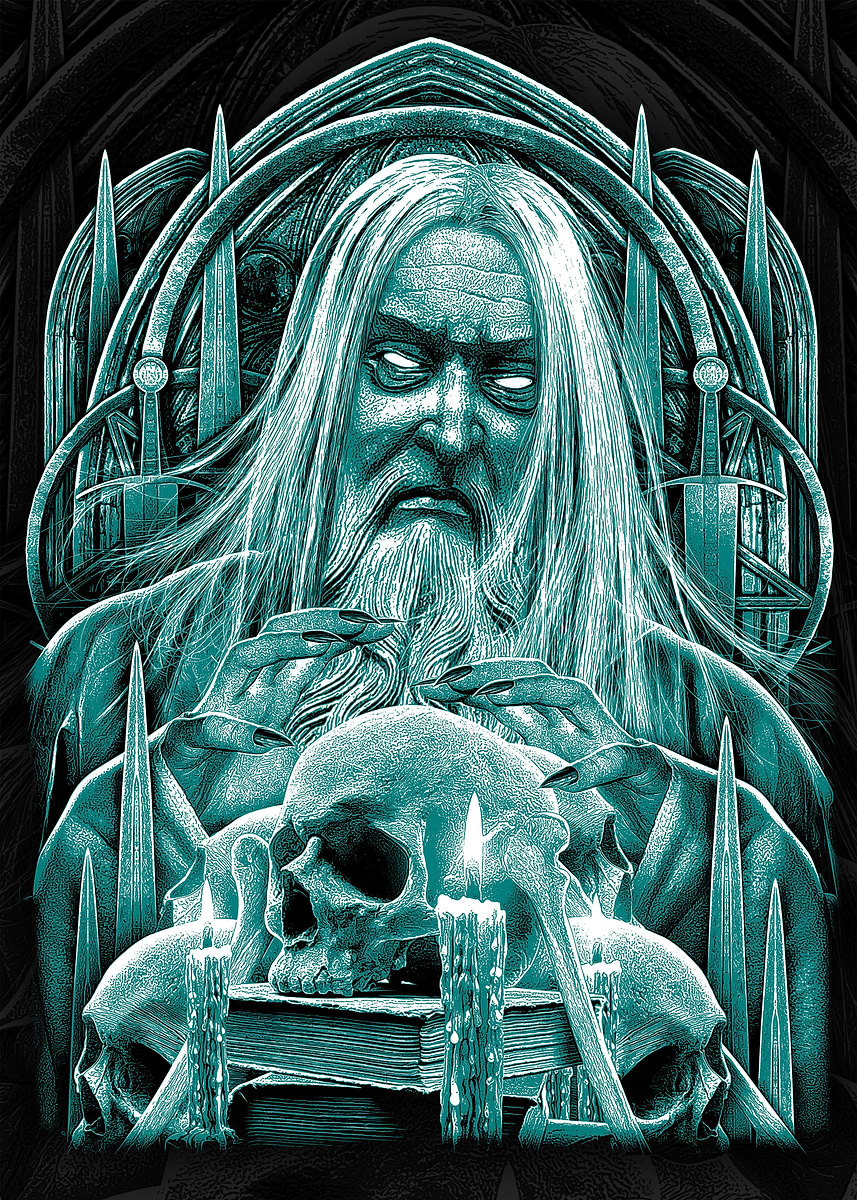 'The Ritual Of The Wizard' Poster, picture, metal print, paint by Diego ...