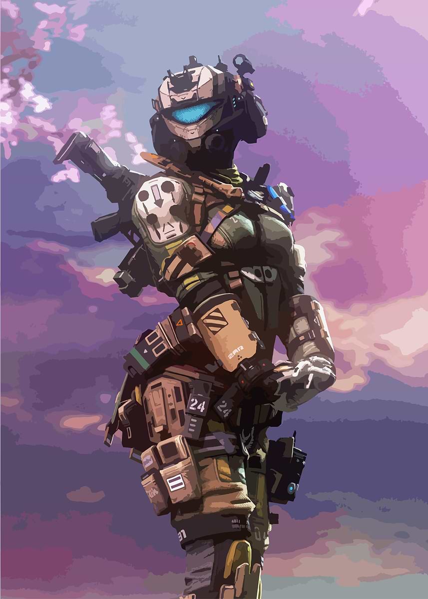'Titanfall 2' Poster, picture, metal print, paint by Ивона Блечарчик ...