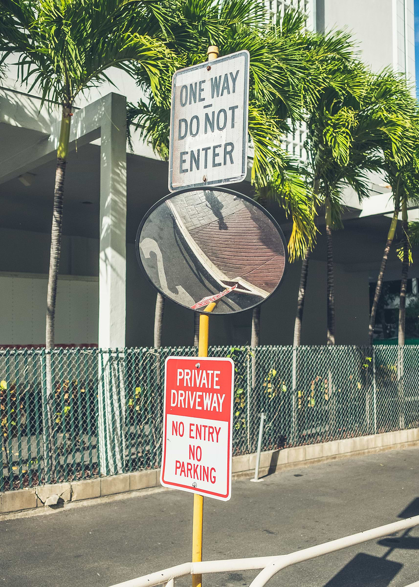 'One Way' Poster, picture, metal print, paint by Kevin Lake | Displate