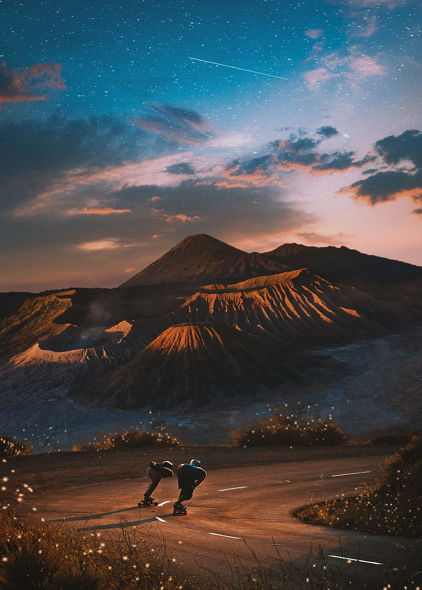 'Wonderful Bromo' Poster, picture, metal print, paint by Reza ...