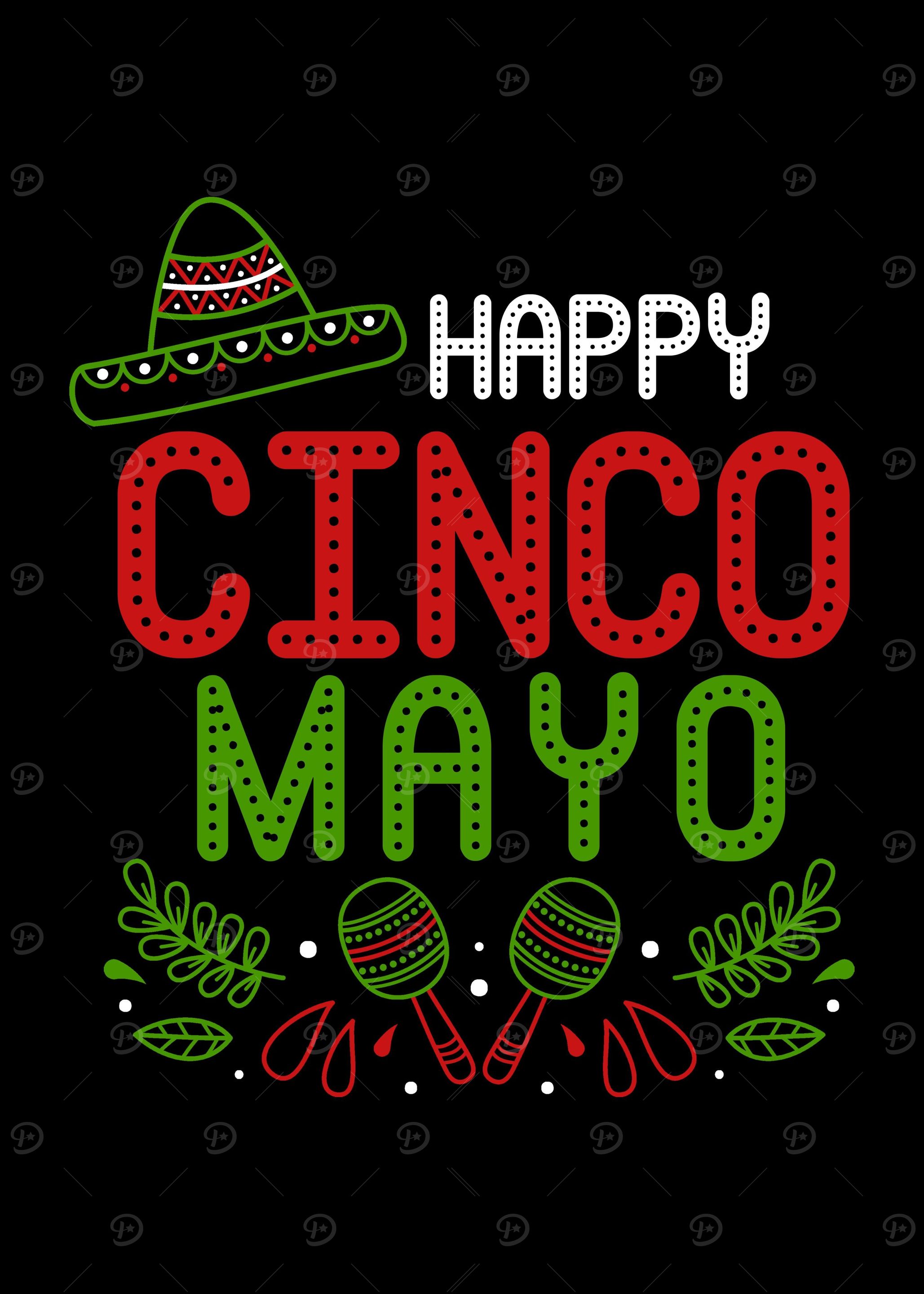 'Happy Cinco De Mayo' Poster, picture, metal print, paint by ...