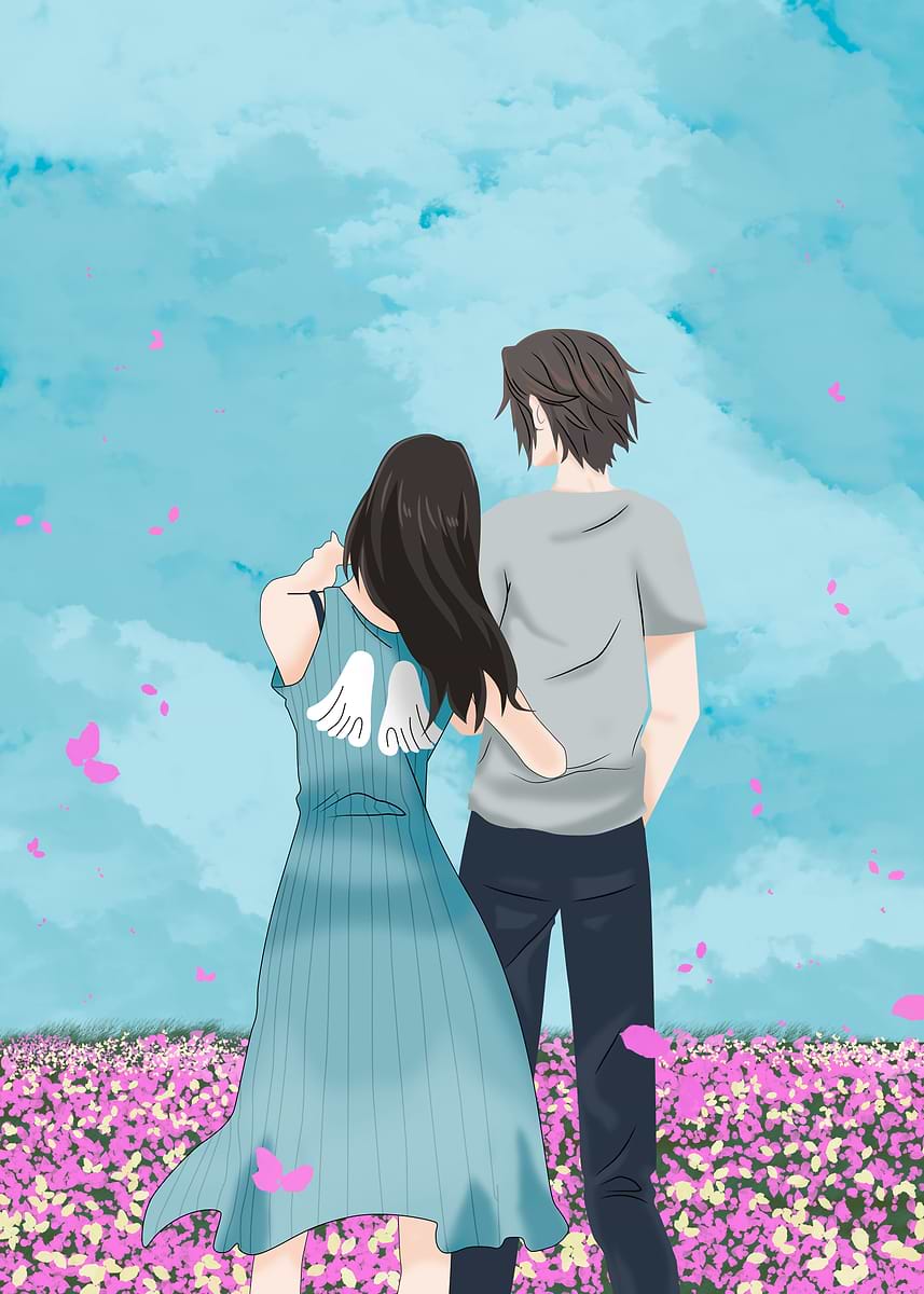 'squall and rinoa romance' Poster, picture, metal print, paint by best art moshper | Displate