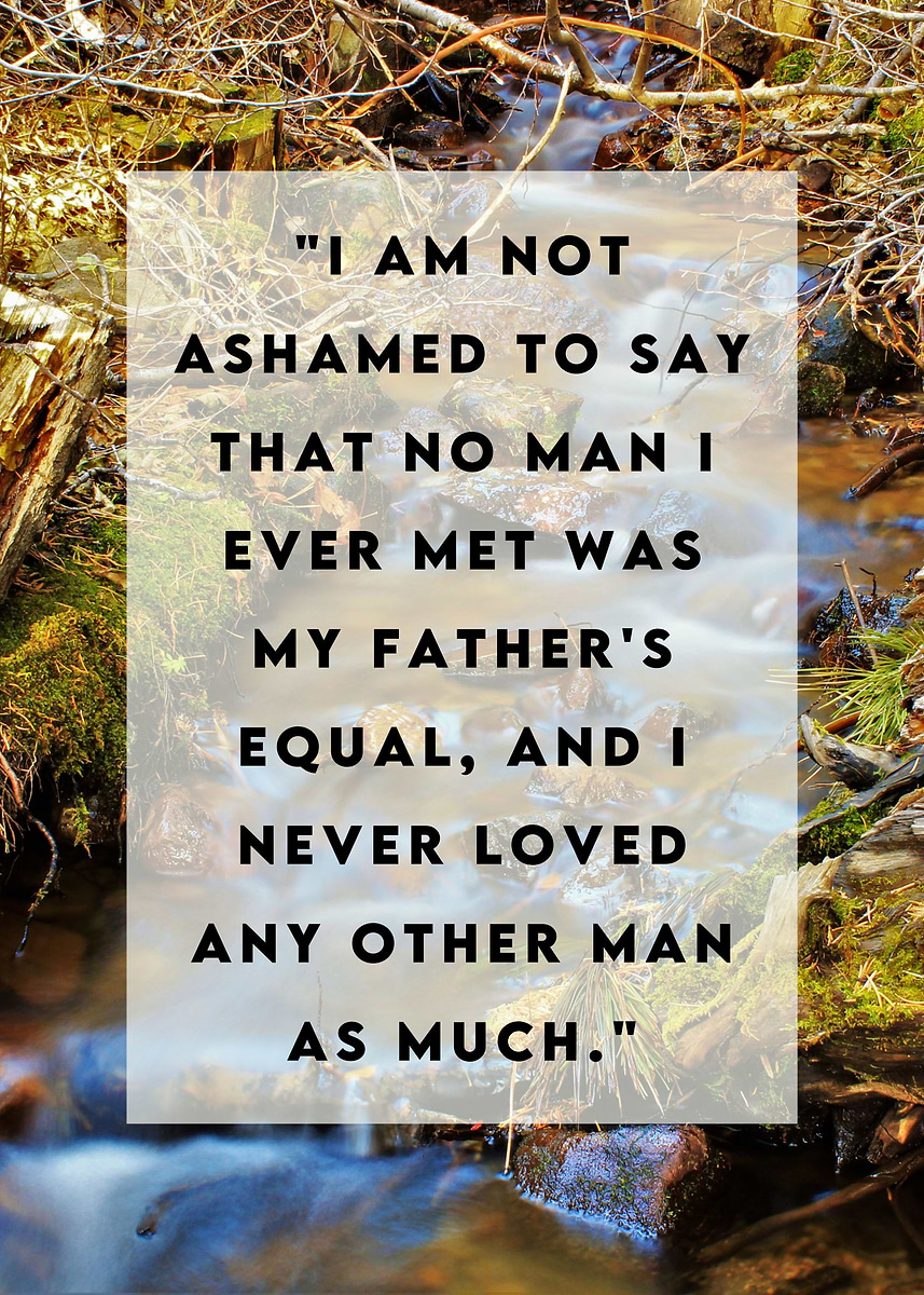 'Fathers Day Quotes' Poster, picture, metal print, paint by Nae | Displate